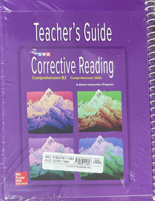 SRA Corrective Reading Comprehension Level B2 Teacher Materials Package ...