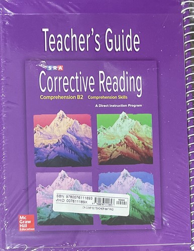 SRA Corrective Reading Comprehension Level B2 Teacher Materials Package ...