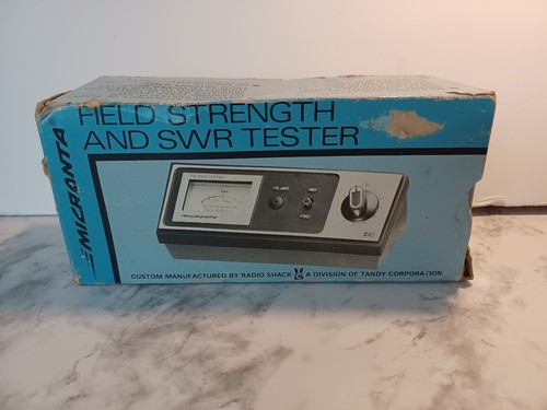 Vtg Radio Shack MICRONTA Field Strength & SWR Tester Model 21-525A - No ...