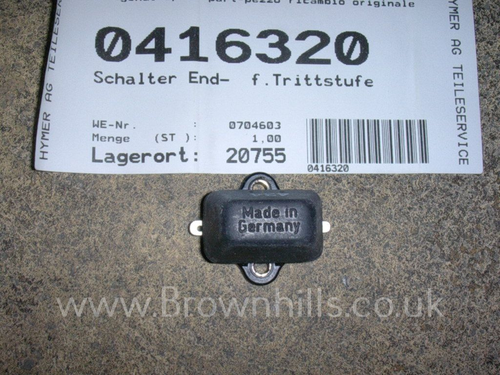 HYMER MOTORHOME GENUINE ELECTRIC STEP SWITCH UP TO 2001 | eBay