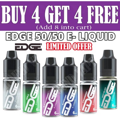 Edge E-liquid 50/50 Vape Juice 10ml All Flavors & Strengths | Premium ...
