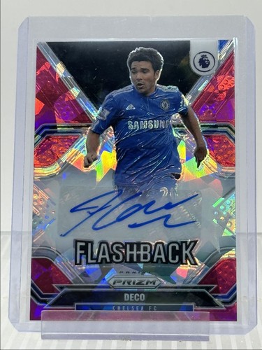 DECO 2021 PANINI PRIZM PREMIER LEAGUE FLASHBACK PINK ICE AUTO Q3469 | eBay