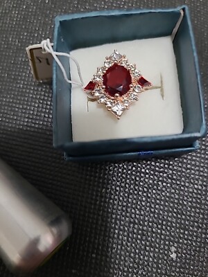 Ruby Red Ring Size 5 | eBay