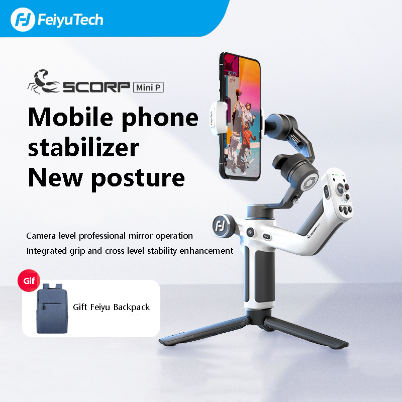 FeiyuTech SCORP Mini P 3-Axis Gimbal Stabilizer 360° Rotation for ...