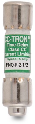 Bussmann FNQ-R-2-1/2 CC-Tron Time-Delay Fuse | 2.5A 600VAC Class CC | eBay
