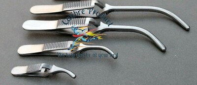 Debakey Bulldog Vascular Clamp Curved Atraumatic Forceps Cardiovascular ...