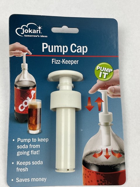 Jokari Fizz Keeper Pump Cap 2 Liter/Lt Soda Pop Bottles Saves ...