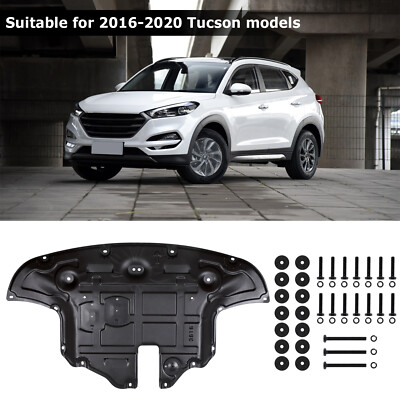Sturdy Steel Engine Splash Shield Guard For Hyundai Tucson 2016-2021 ...