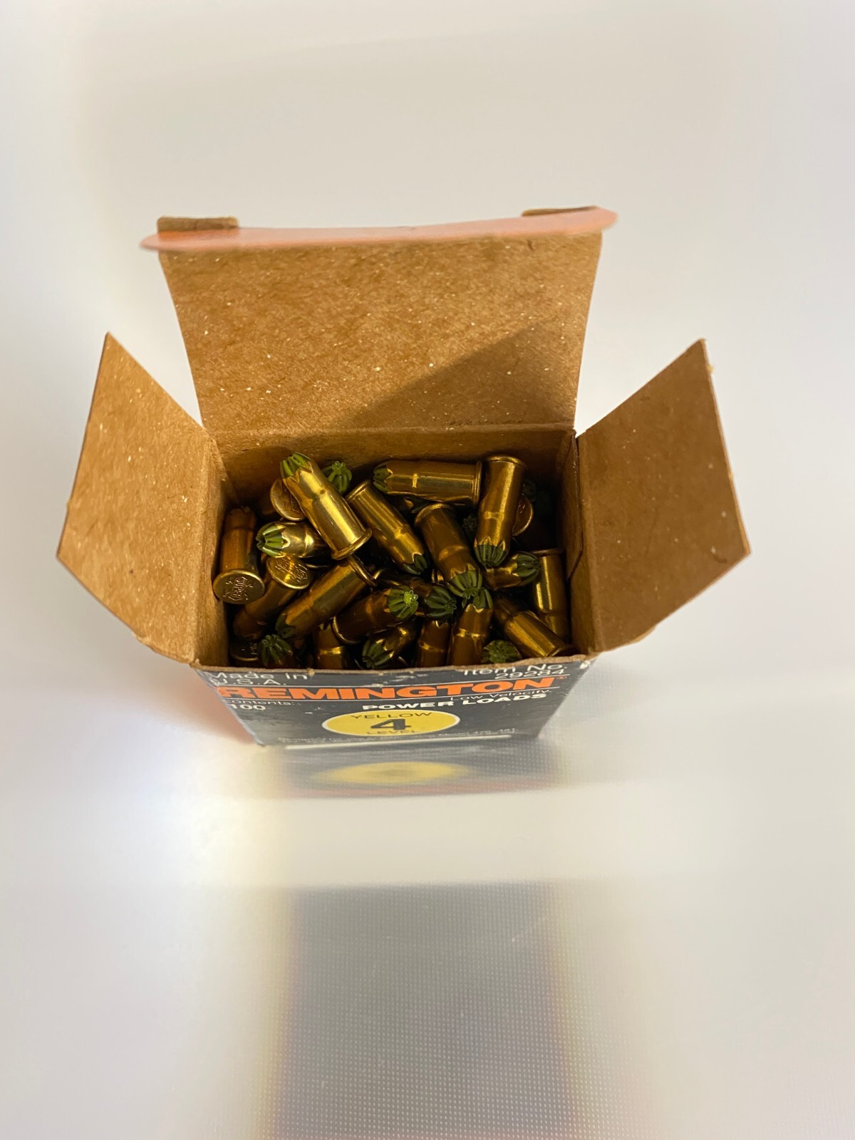 Remington 22 Caliber Yellow Level 4 Power Load 100 PCS PER Pk ( USA ...