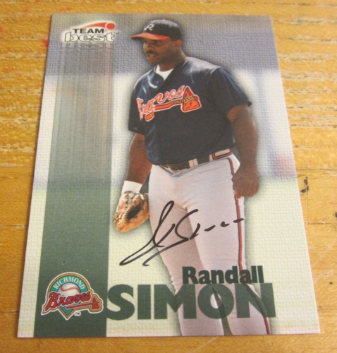 Randall Simon 1999 Team Best Autographs #58 Trading Card MiLB Richmond ...