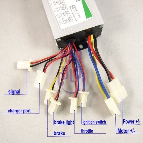 24v 24 Volt 500w Motor Brush Speed Controller for Electric Bike Bicycle Scooter | eBay