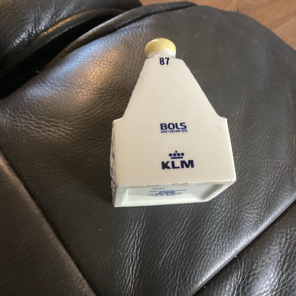 Collectable KLM Bols Blue Delft Miniature House (empty) - No. 87 | eBay UK