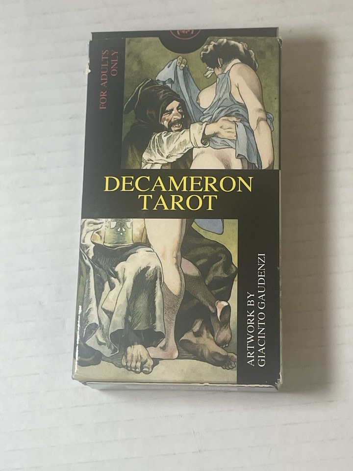 Decameron Tarot Deck–OOP–HTF–For Adults Only Heroic Art, Sensual Magic | eBay