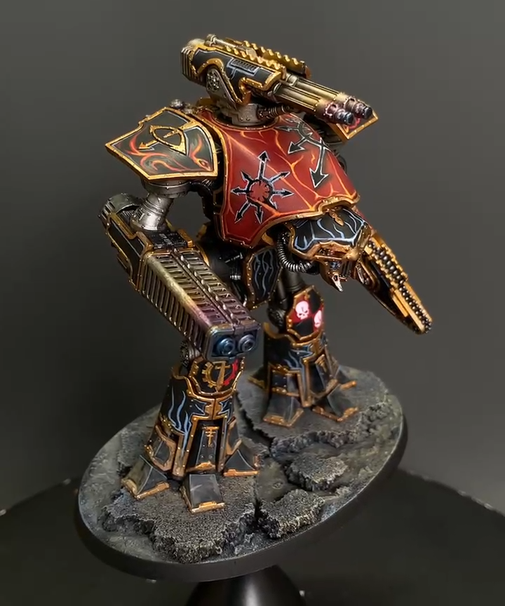 4.7 inches Warhammer 30K Army Reaver Battle Titan With Melta Cannon pro ...