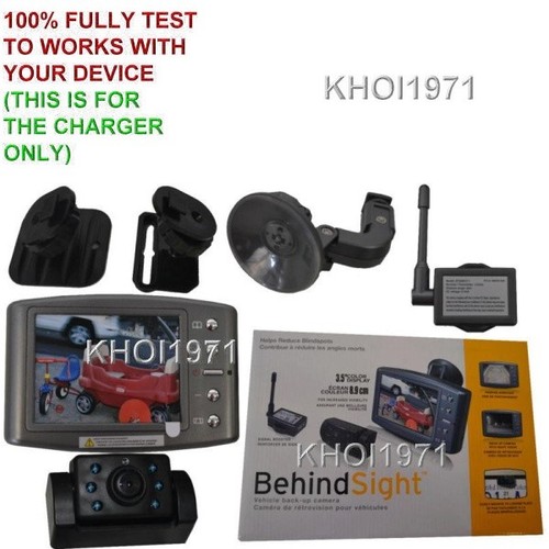 CAR power adapter for Winplus BT30681F-1 wireless backup camera BT30681 ...