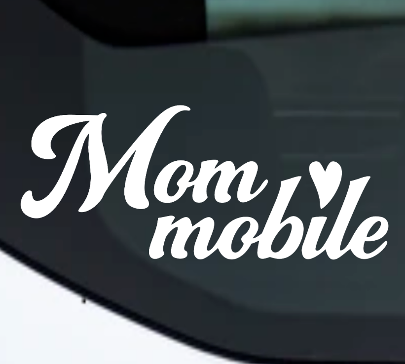 Mom Mobile Decal Momlife Mother Taxi Car Truck Tumbler Sticker | eBay