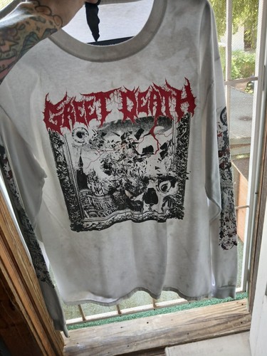 Greet Death Band Shirt Medium Long Sleeves | eBay