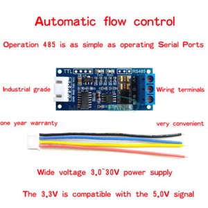 TTL to RS485 Module Serial Port UART Hardware Automatic Flow Control 3 ...