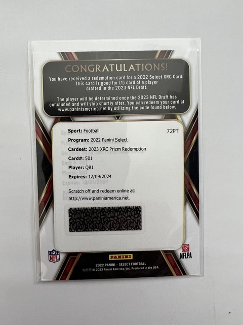 2022 Panini Select - 2023 XRC Silver Prizm #501 Bryce Young (RC) for ...