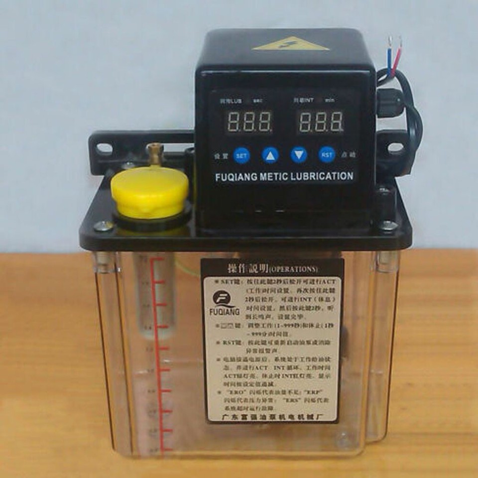 1.5L 4mm Digital Dual Display Automatic Electric Lubrication Pump Oiler ...