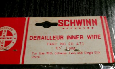 Schwinn Twin 5 Speed NOS Schwinn Approved Derailleur Inner Wire 65 ...