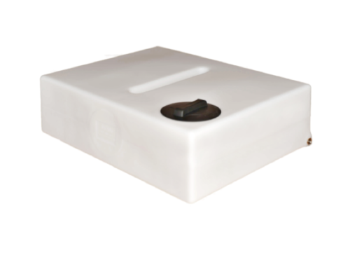 250L Litre FLAT WATER TANK Plastic Water Storage Tank Window Valeting ...