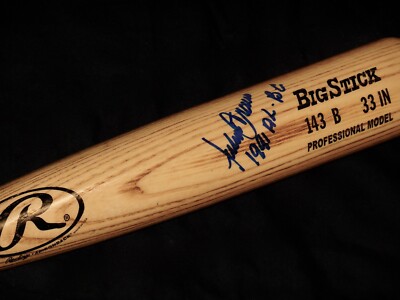 JULIO FRANCO AUTOGRAPHED BAT (TEXAS RANGERS) - Spring Training Used Bat ...