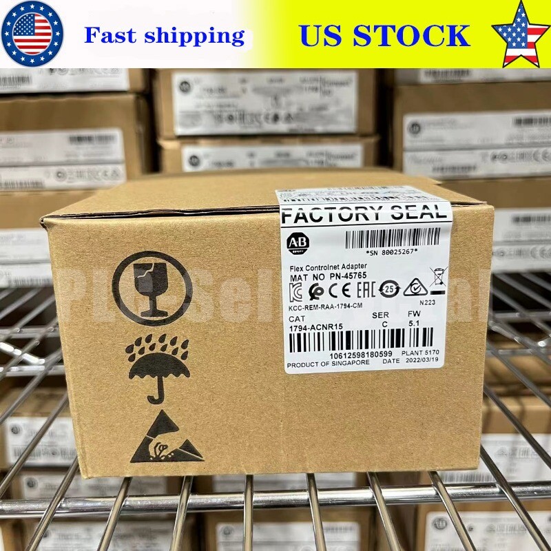 Factory Sealed AB Allen Bradley 1794-ACNR15 FLEX I/O Redundant Adapter ...