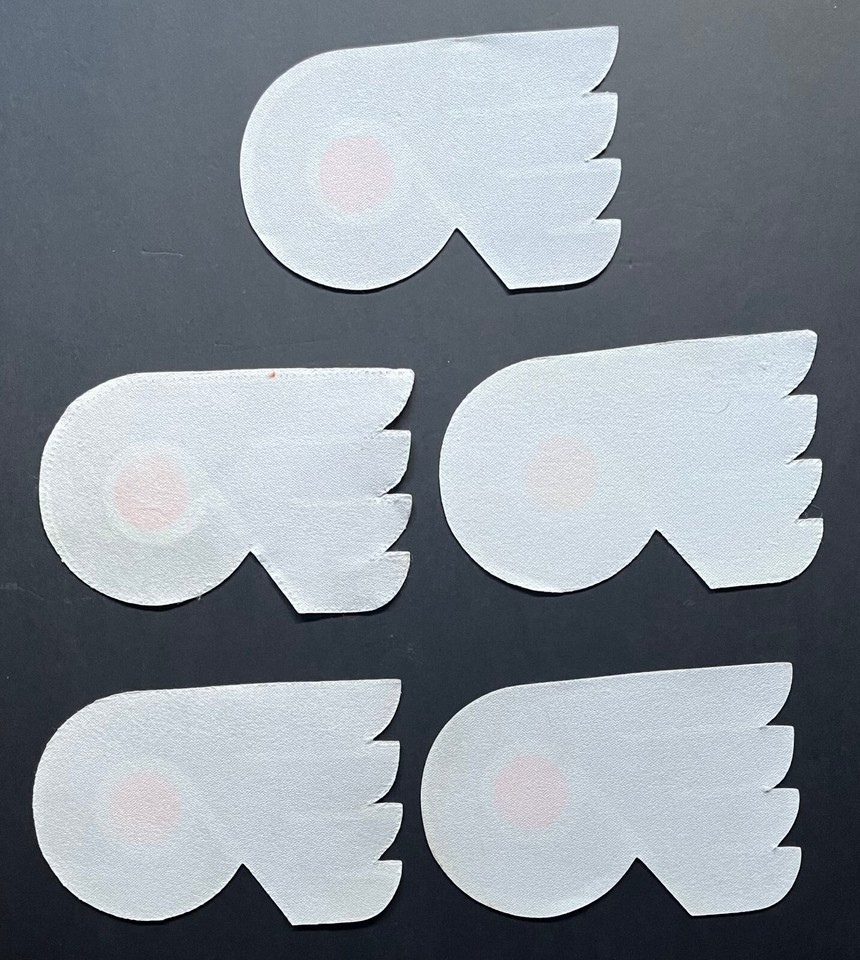 1970's Philadelphia Flyers NHL Hockey Jersey Logo Patch Lot x 5 ...
