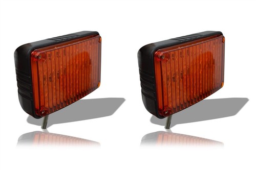 24v Amber Lens Flashing Strobe LED Lights Recovery Truck Breakdown ...