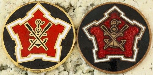 PAIR 2nd Engineer Battalion Crest DI/DUI CB S21/NHM-Foreign Made ...