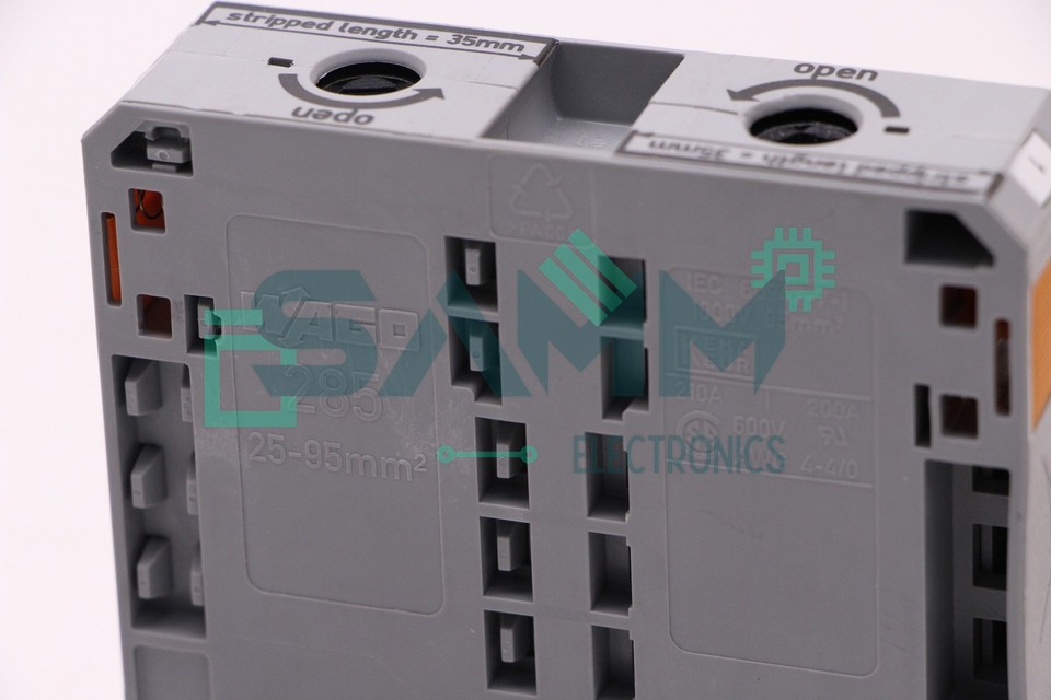 WAGO 285 25-95 MM2 TERMINAL BLOCK Used | eBay