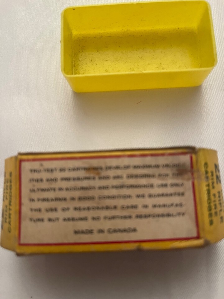 Rare vintage Tru-test 22 long empty rifle shell box | eBay