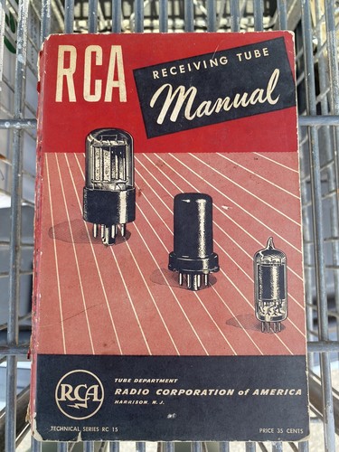 Vintage 1947 RCA Receiving Tube Manual Technical Series RC-15 Original Softcover | eBay