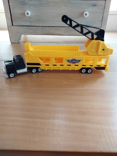 Vintage 1988 Galoob Micro Machines Semi Truck Construction Crane ...