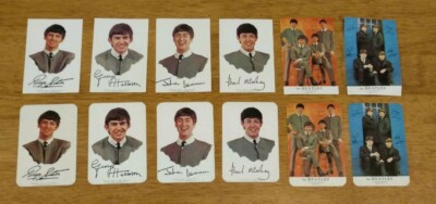 Nems Beatles Calendar Cards 1964/65 2 Full Sets #F123 & # F124 Both ...