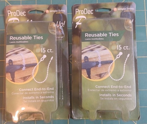 2 ProDec Patio Light Reusable Ties for Hanging Lights, 15 Count | eBay