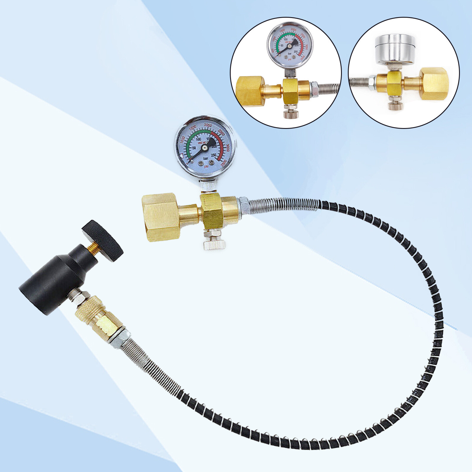 For Sodastream Co2 Cylinder Tank Refill Adapter Hose Filling Station ...