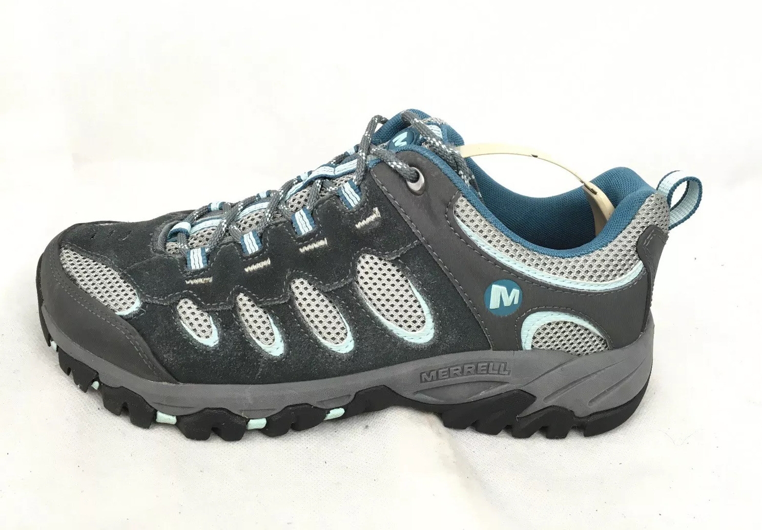 Merrell Ridgepass Women's Hiking Shoes Granite Eggshell Blue Sz 7.5 ...