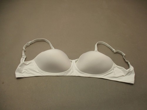 42C BALI Womens White Lined Wireless Back Closure Adjustable Demi Bra ...