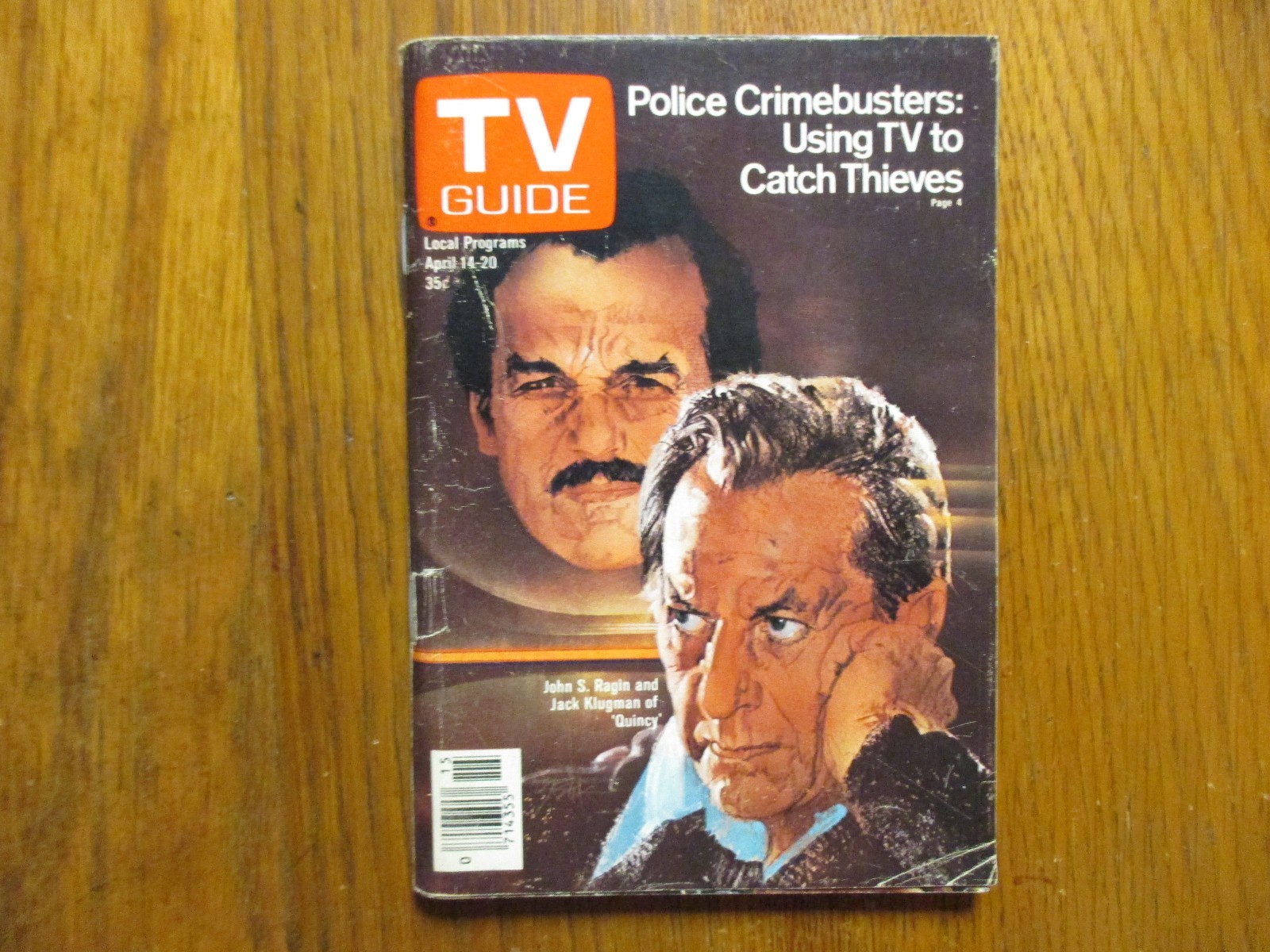 April-1979 TV Guide(REAL PEOPLE DEBUT/JOHN S. RAGIN/JACK KLUGMAN/CAROL ...