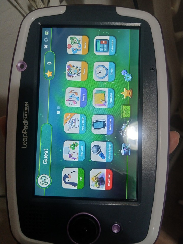 Leap Frog Leap Pad Platinum with 2 Games and Power charging Cord 2015 ...