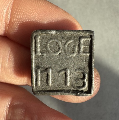 {660} SCOTTISH COMMUNION TOKEN. Logie, Fife, Robert Bogie aMinister ...