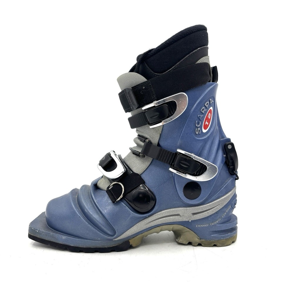 Scarpa T2 Telemark 75mm Blue Ski Boots Women's Size 7.5 | eBay