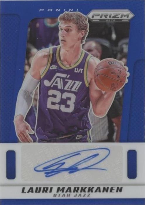 2024-25 Panini Prizm Deca - Signatures Lauri Markkanen #PDS-MAR Blue ...