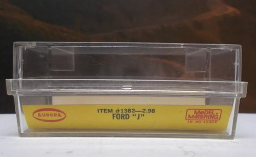 AURORA MoDel MoToring "Original" 60's T-JET -FORD J car #1382 BOX MINT ...