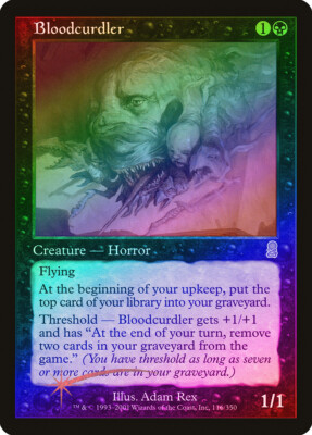 Bloodcurdler FOIL Odyssey PLD Black Rare MAGIC THE GATHERING CARD ...