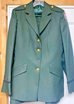 WOMAN' U.S.ARMY OFFICER DRESS GREENS-MEDICAL-JACKET MISSES 12T, SKIRT ...
