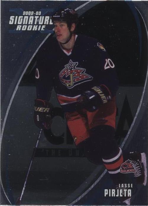 2002-03 In the Game Be A Player Signature Series - Lasse Pirjeta #189 ...