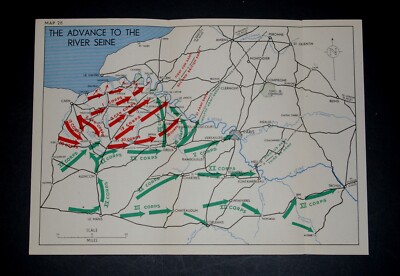 Pre-1900 - Map Of Paris